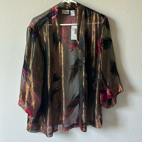 Chico's | Sweaters | Chicos Silk Cardigans 34 Shirt Size 8 | Poshmark